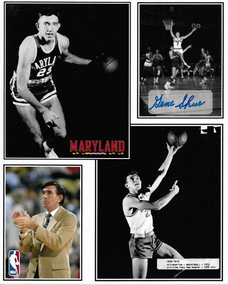 GENE SHUE Autographed Signed 8 x 10 Photo Mayland Terrapins Terps COA ...