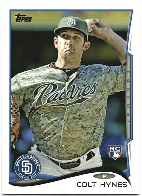 2014 Topps Baseball Colt Hynes Rookie San Diego Padres #563 | eBay
