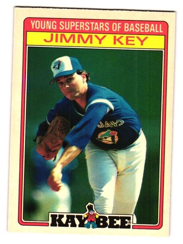1986 Topps KayBee # 18 Jimmy Key Toronto Blue Jays | eBay