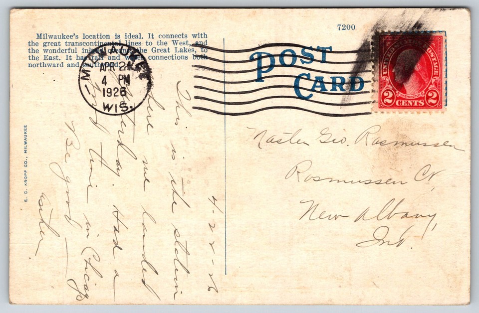 Postcard Chicago Milwaukee & St, Paul Railway Depot Milwaukee, WI F1 | eBay