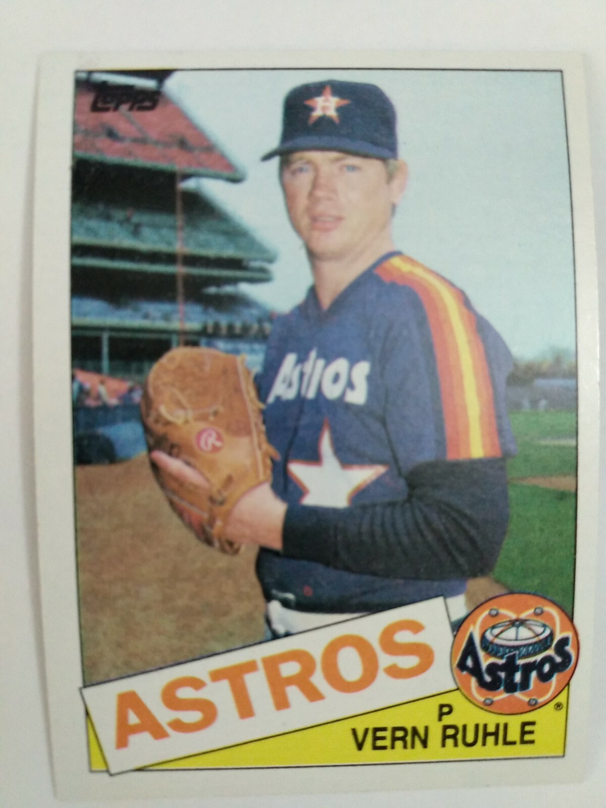 1985 Topps 426 Vern Ruhle Astros | eBay
