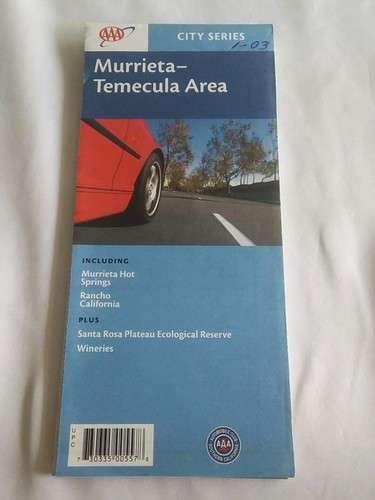 2001 AAA Murrieta - Temecula Area City Series | eBay