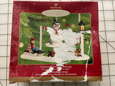 Hallmark Keepsake 2001 VICTORIAN CHRISTMAS MEMORIES Thomas Kinkade ...