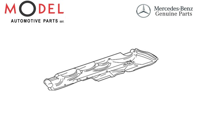 Genuine Mercedes-Benz C Class W204 Front Right Underbody Cover ...