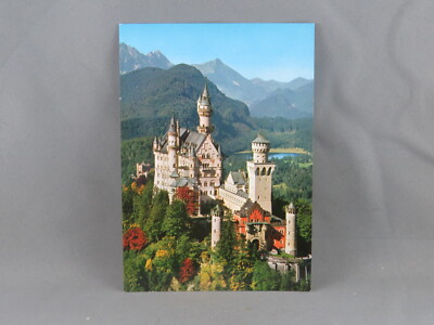 Vintage Postcard - Neuschwanstein Castle Aerial Picture - A. Tanner | eBay