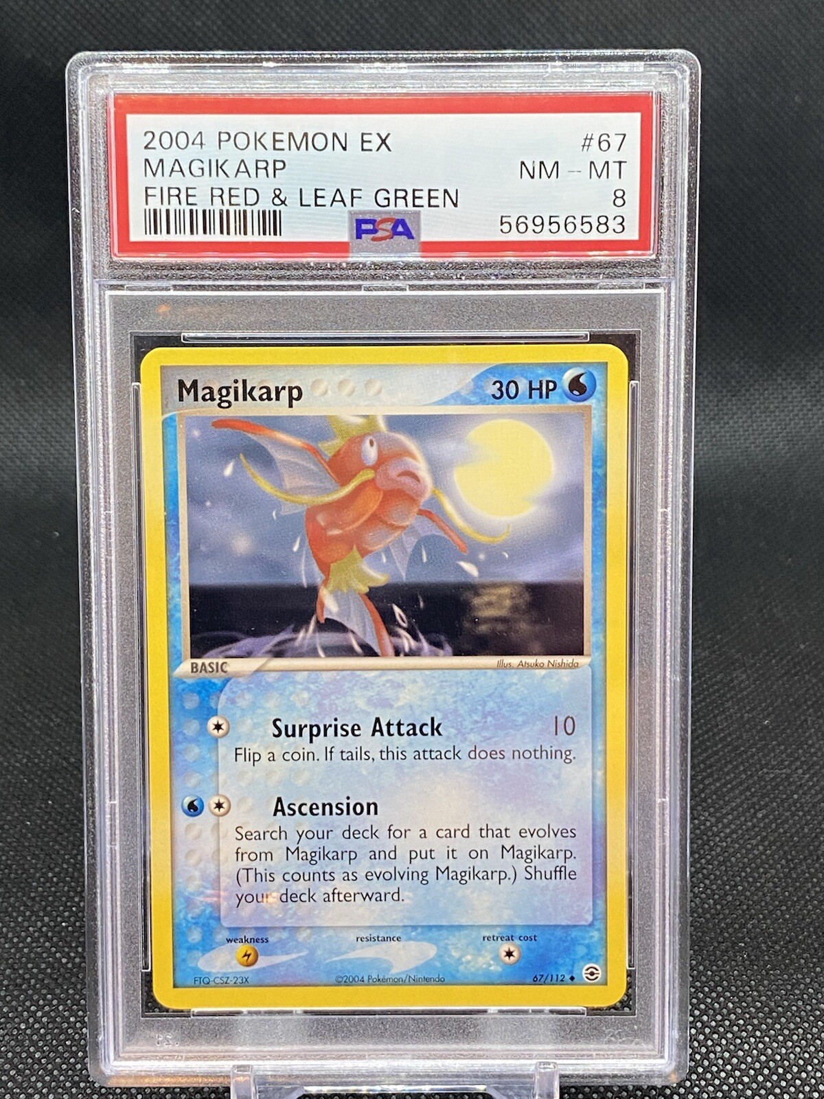 2004 pokemon ex magikarp fire red & leaf green psa 8 | eBay