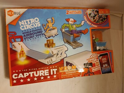 NEW Hexbug Nitro Circus Capture It! CLOWN CART PLAYSET BOX SET | eBay