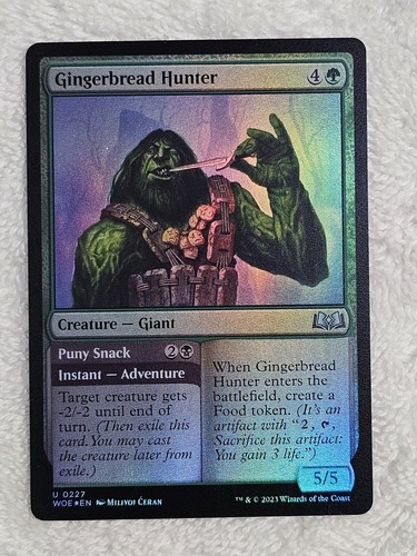 MTG Gingerbread Hunter FOIL - Wilds of Eldraine (WOE) #227 Card U NM | eBay