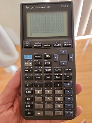 Texas instruments TI-82 vintage graphing calculator with hard cover ...