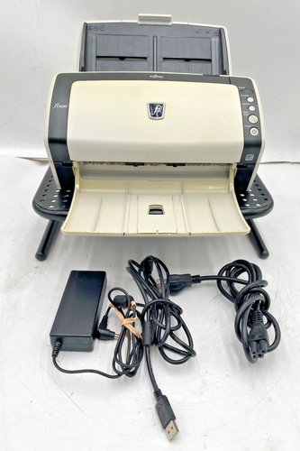 Fujitsu fi-6130Z Color Duplex Document Scanner W/ POWER ADAPTER, USB ...