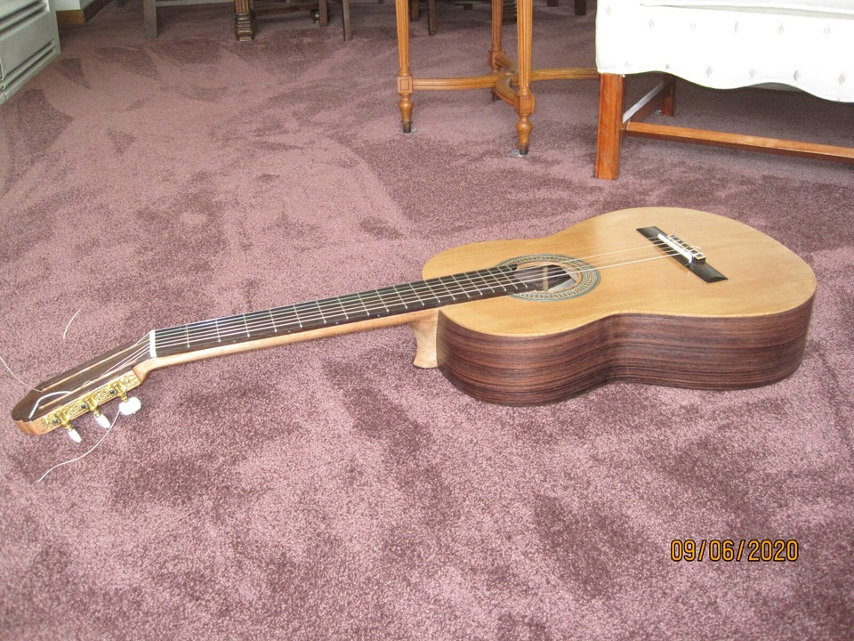CLASSICAL GUITAR CUSTOM DIY KIT ALL SOLID WOOD INDIAN ROSEWOOD+CEDAR ...