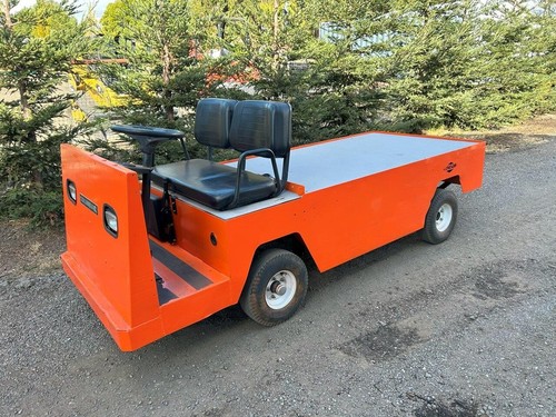 2014 Columbia Electric Flatbed Work Cart Payloader 36 Volt | eBay