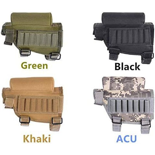 Tactical Gun Rifle Buttstock, Hunting Shooting Cheek Rest Pad ACU | eBay