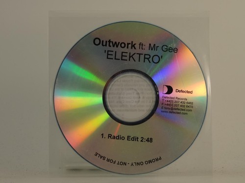OUTWORK FT MR GEE ELEKTRO (H1) 1 Track Promo CD Single including ...