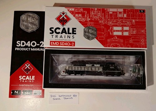 N Scale Scale Trains SXT33782 Norfolk Southern EMD SD40-2 #3234 DCC Installed | eBay