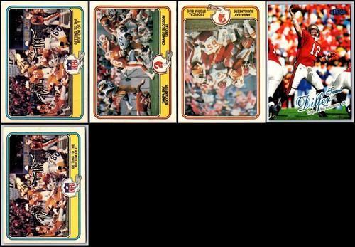 1981 Fleer Team Action Tampa Bay Buccaneers (5) Card Lot - MUST-HAVE ...