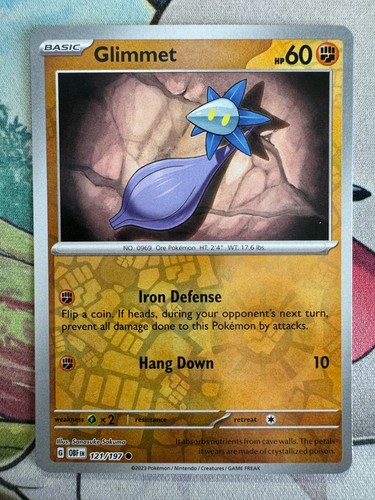 Glimmet Reverse Holo English Pokemon TCG BKBS771 | eBay