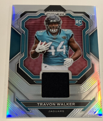 Trayvon Walker 2022 ROOKIE CARD Panini Prizm Sliver PJ-TW PATCH | eBay