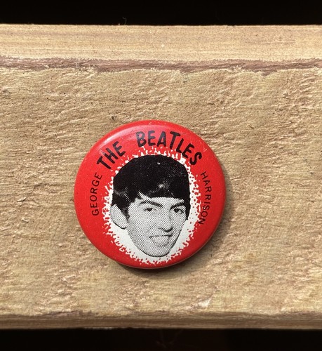 George Harrison - Beatles 1964 Metal Pin/Button | eBay