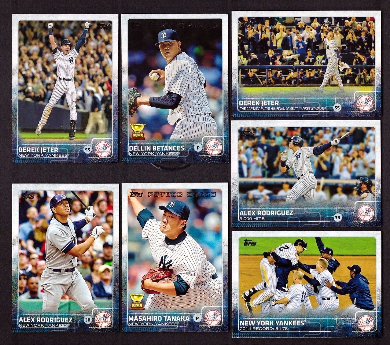 2015 Topps ~ New York Yankees ~ 37 Card Team Set Series 1 & 2 with ...
