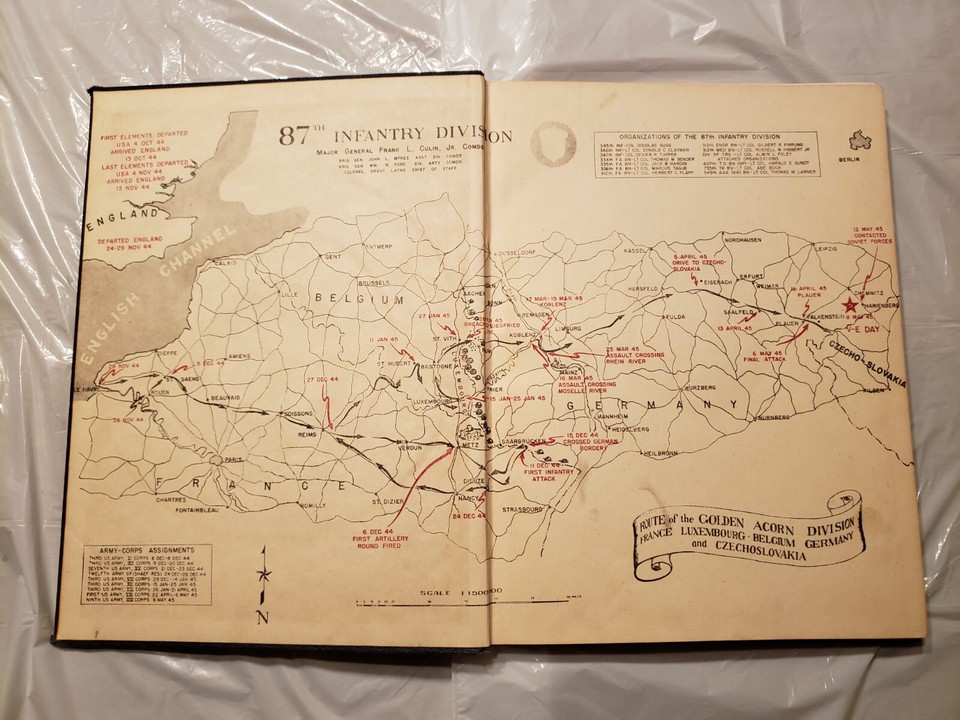WWII 87th Division-345th, 346th, 347th Infantry Regiments, Artillery ...