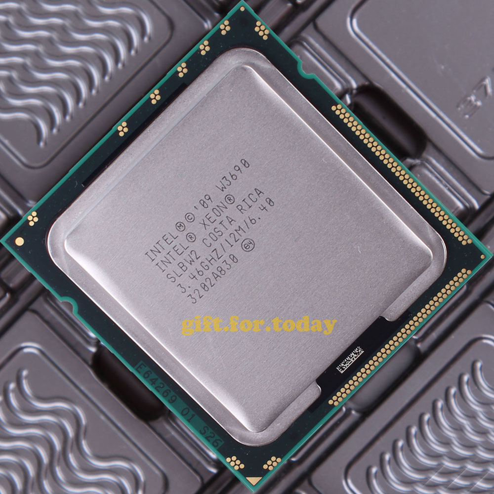 Good Working Intel Xeon W3690 3.46 GHz Six Core LGA 1366 Processor CPU ...