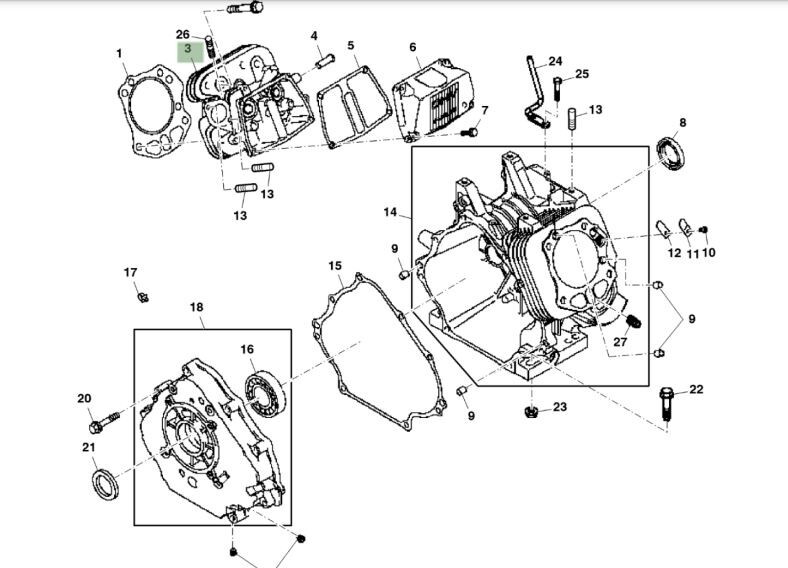 Genuine Kawasaki FJ400 Crankshaft Oil Seals for John Deere M149281 ...