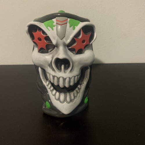 Monster Jam Grave Digger Truck Red Eye Light Up Skull Cup Mug Grim ...