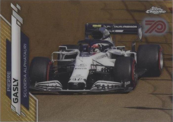 2020 Topps Chrome Formula 1 - F1 Cars Pierre Gasly #31 70th Anniversary ...