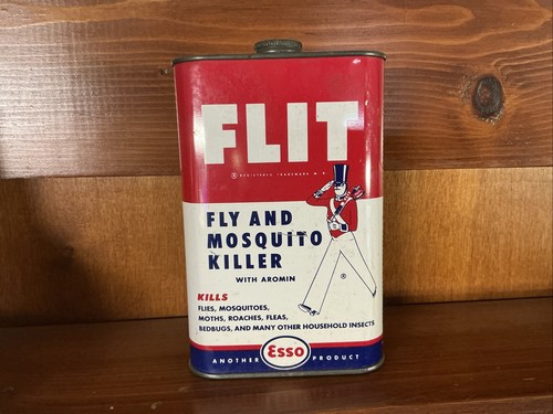 Vintage FLIT ESSO Fly And Mosquito Killer Can | eBay