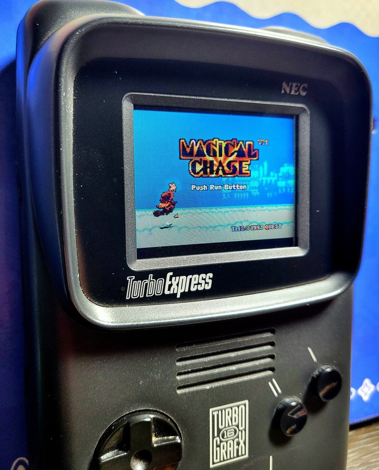 NEC 1990 Turbo Express Handheld Console System TurboGrafx WORKS TESTED ...