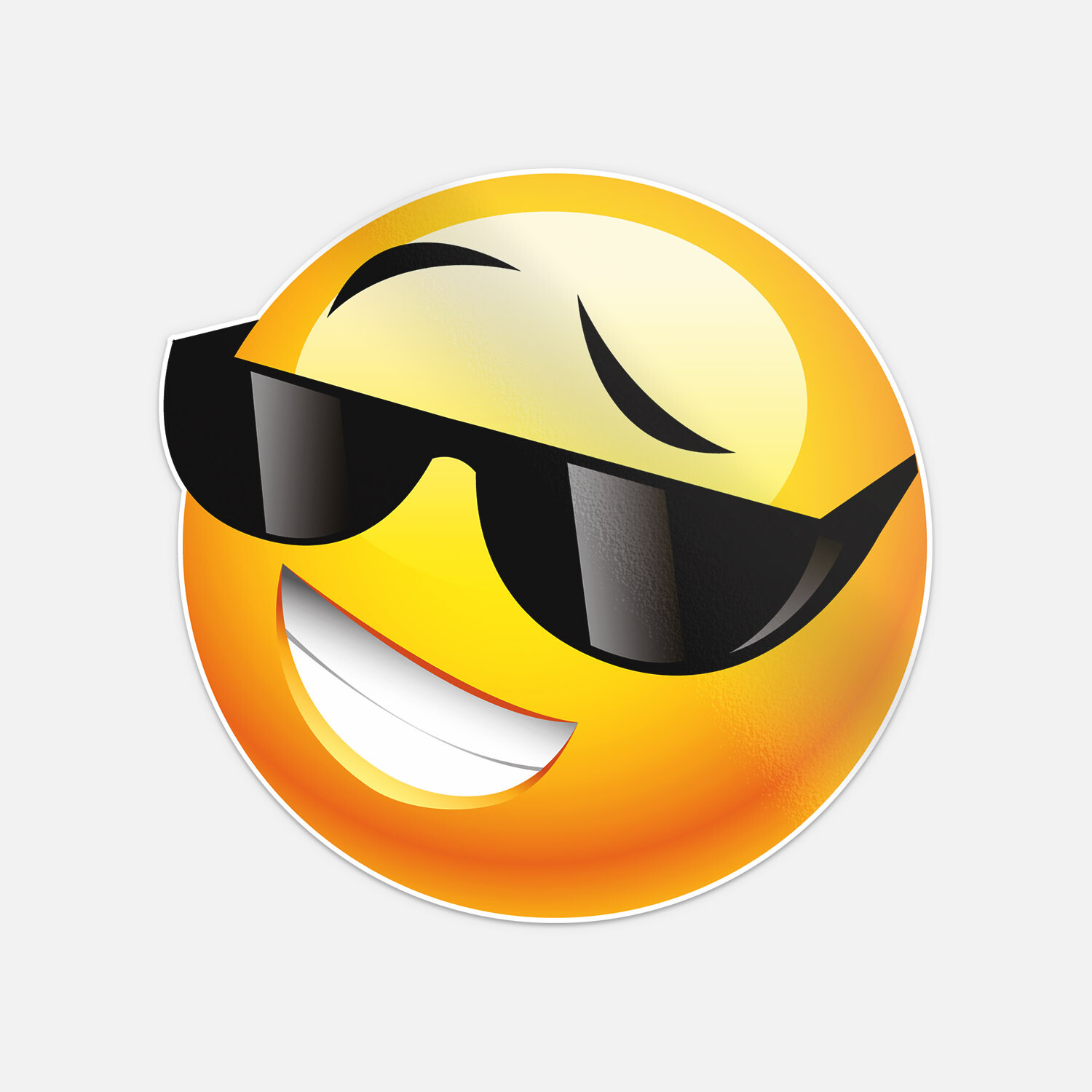 Smiley Sunglasses Vinyl Sticker Decal | eBay