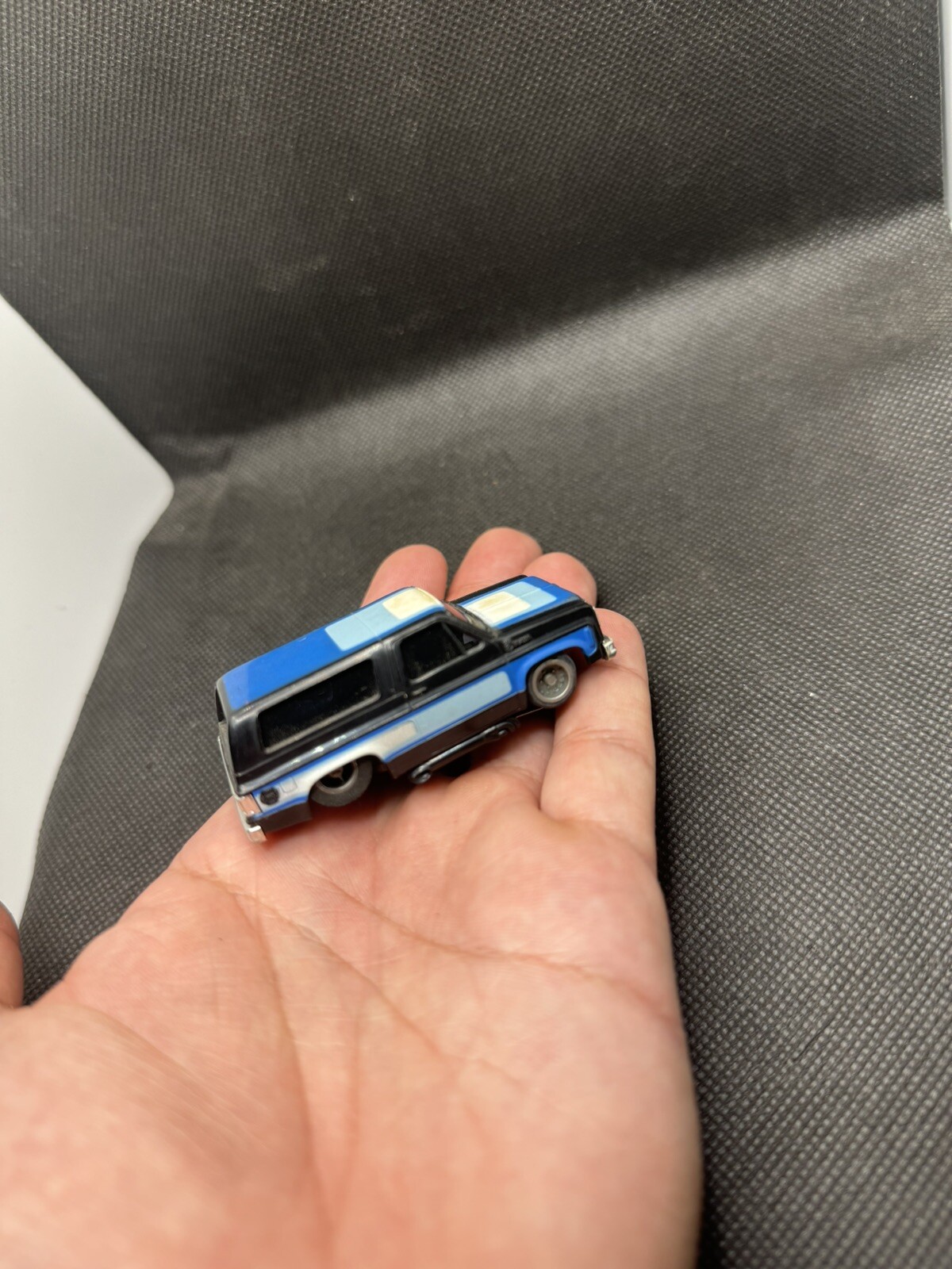 Vintage Aurora AFX Chevy Blazer 4x4 HO Slot Car Blue White Black CLEAN ...