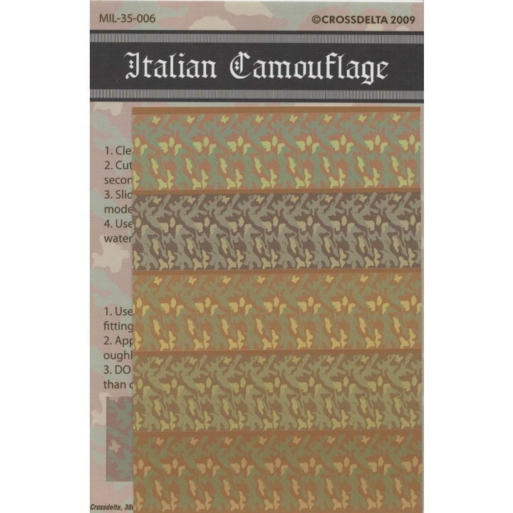 Crossdelta #ED35-006 1/35 Italian Camouflage pattern- Decal | eBay