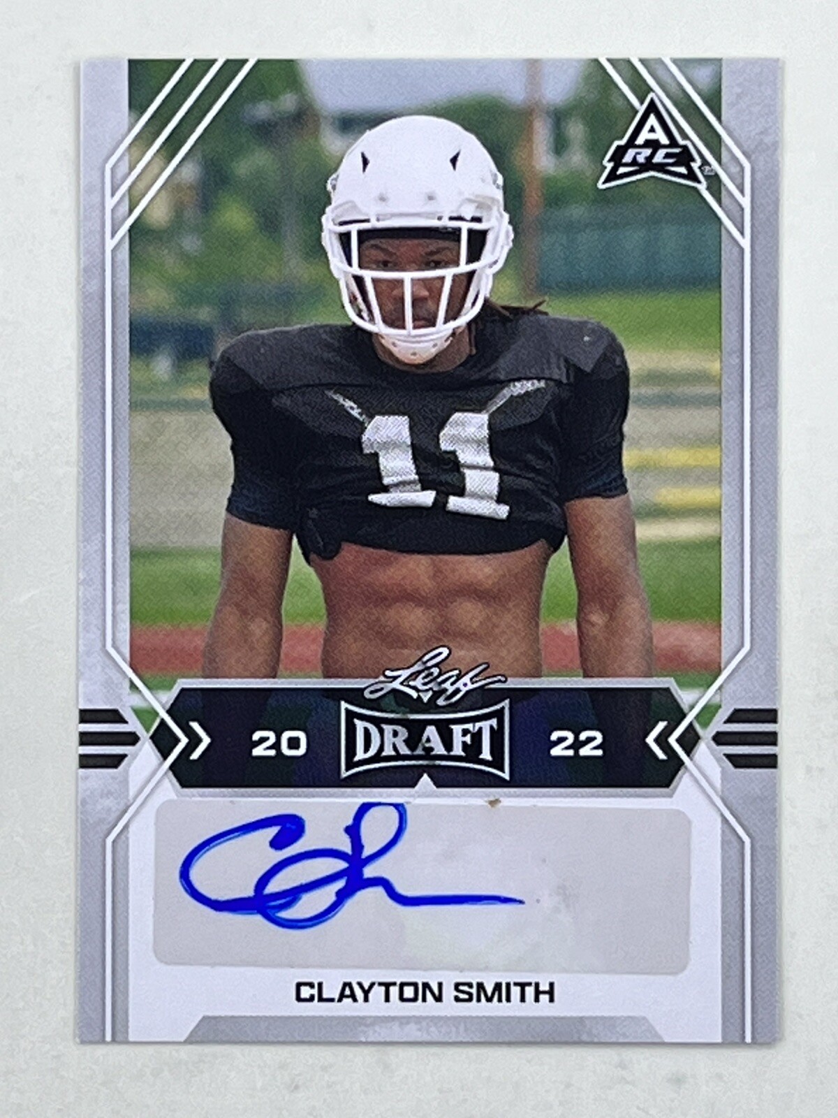 Clayton Smith 2022 Leaf Draft Auto #BA-CS2 Sports Football Trading Card | eBay