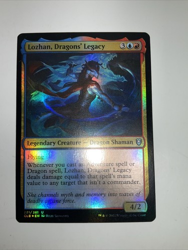 Lozhan , Dragons' Legacy 281/361 Uncommon Foil Baldur's Gate Magic TCG ...
