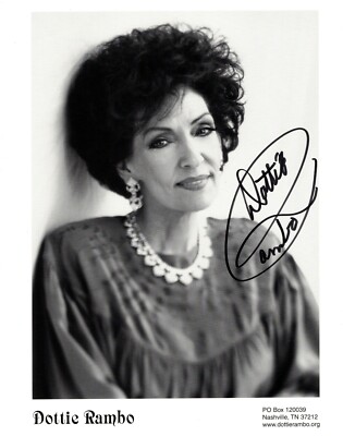 Dottie Rambo SIGNED AUTOGRAPHED 8x10 Photo The Rambos Southern Gospel ...