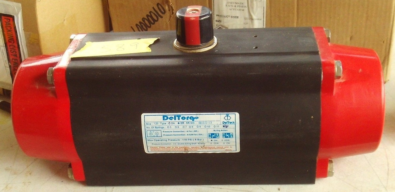 DELTORQ Actuator Size 125 2Z12500S0000 - Make Offer - FREE Shipping! | eBay