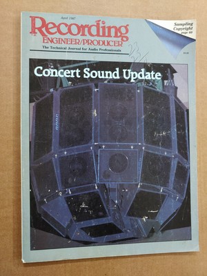 recording engineer producer magazine april 1987 M210 | eBay