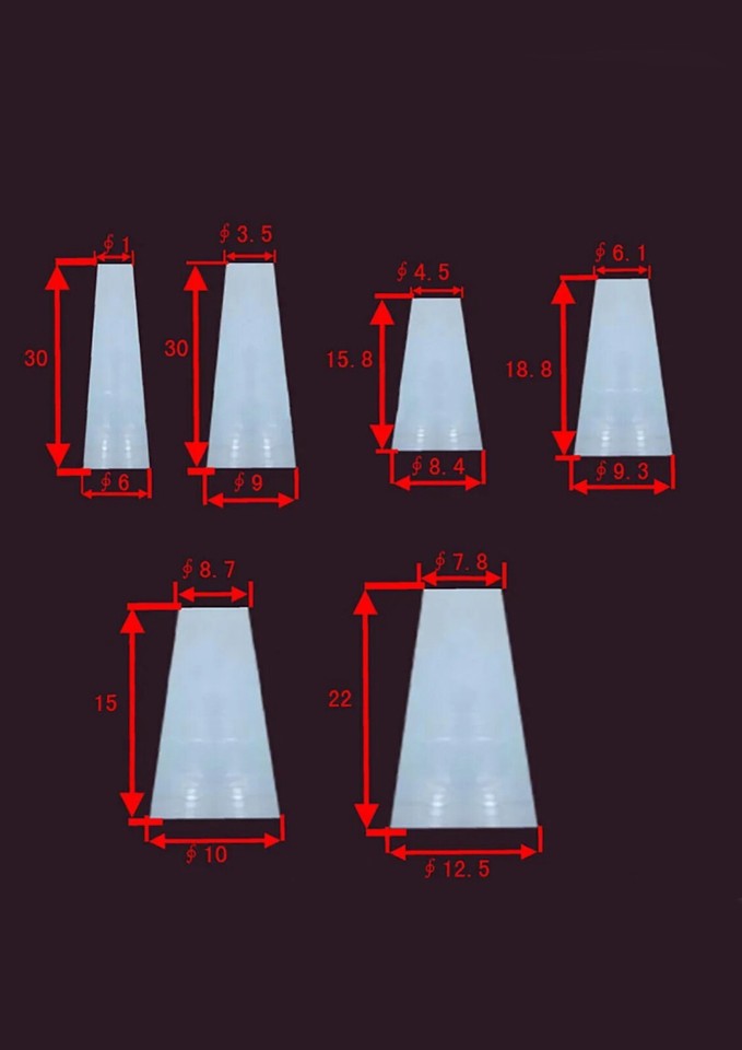 Tapered Plugs Stopper Rubber Bung Sealing End Caps Seal Hole Plug ...