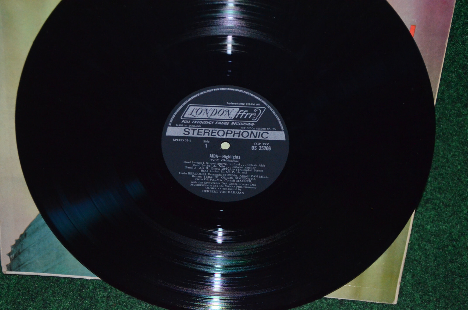Giuseppe Verdi Aida Highlights Vienna Philharmonic LP Vinyl Record ...