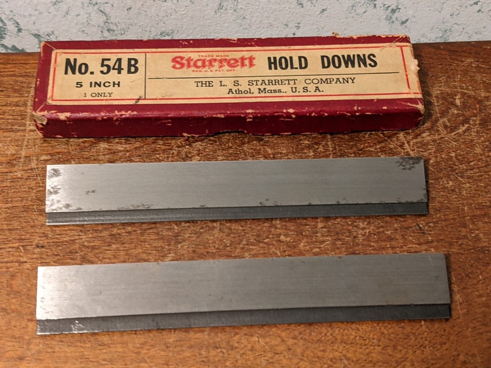 STARRETT 5 INCH Hold Downs w/ BOX NO 54B | eBay