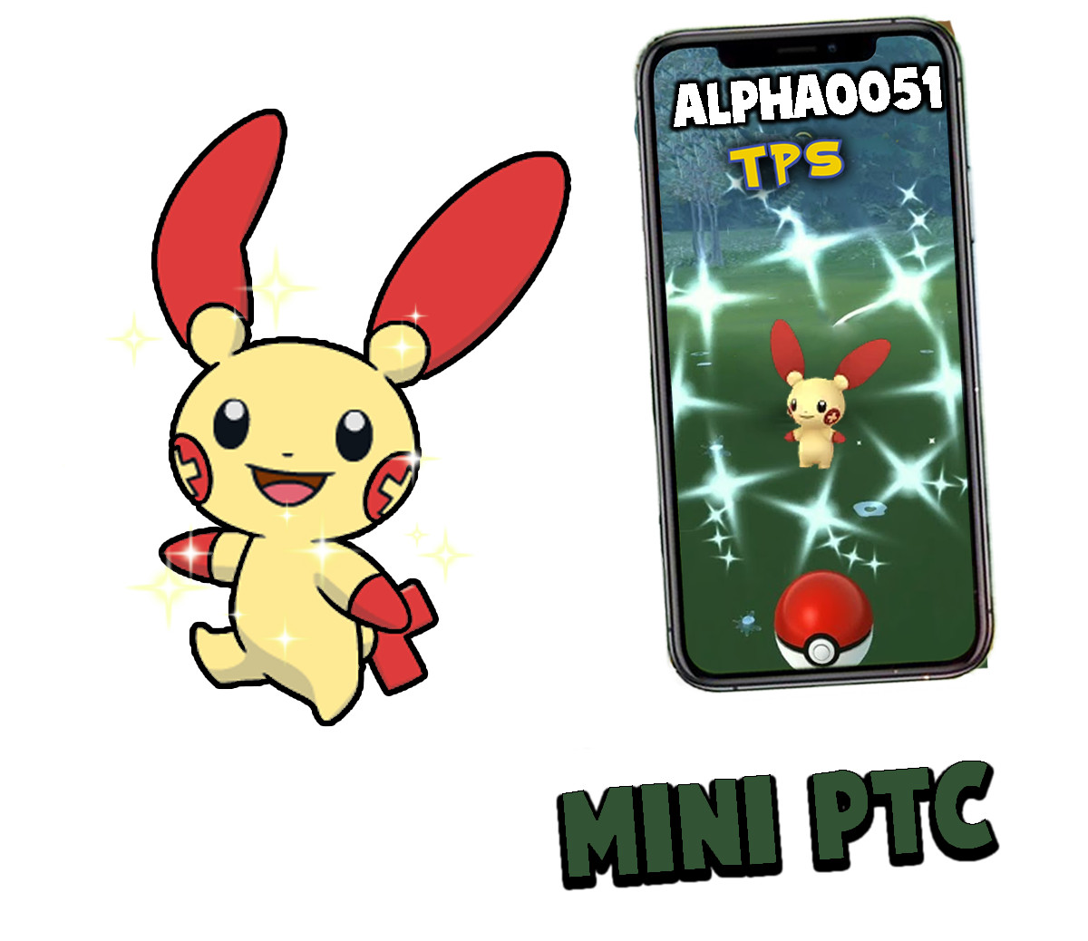 Pokemon Plusle Shiny