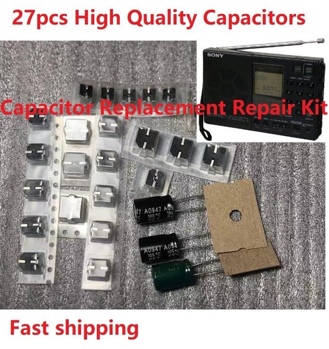 Sony ICF SW7600 Electronlytic Capacitor Replacement Repair Kit /27pcs ...