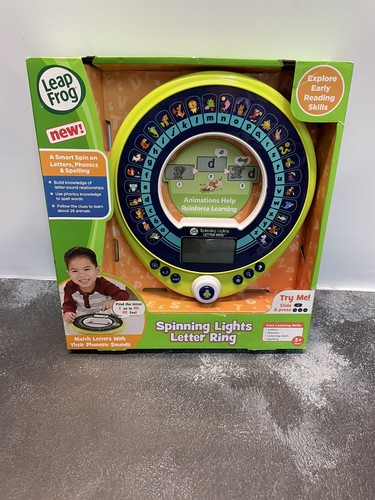 Leap Frog Spinning Lights Letter Ring Phonics and Spelling Toy - BRAND ...