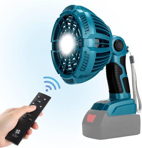 Portable Fan with Remote for Bosch 18v battery Desk Fan w/ 3 Speed ...
