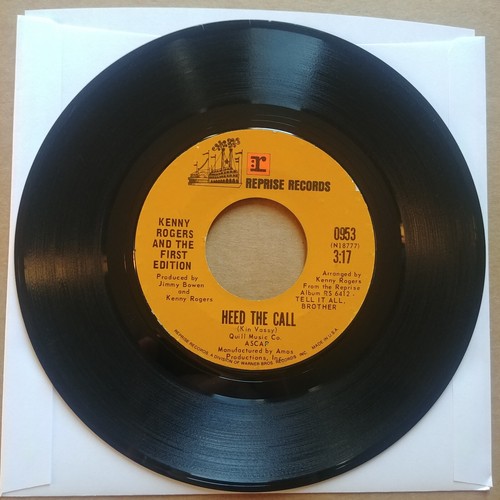 KENNY ROGERS Heed The Call/A Stranger In My Place 45 7" COUNTRY Record Vinyl | eBay