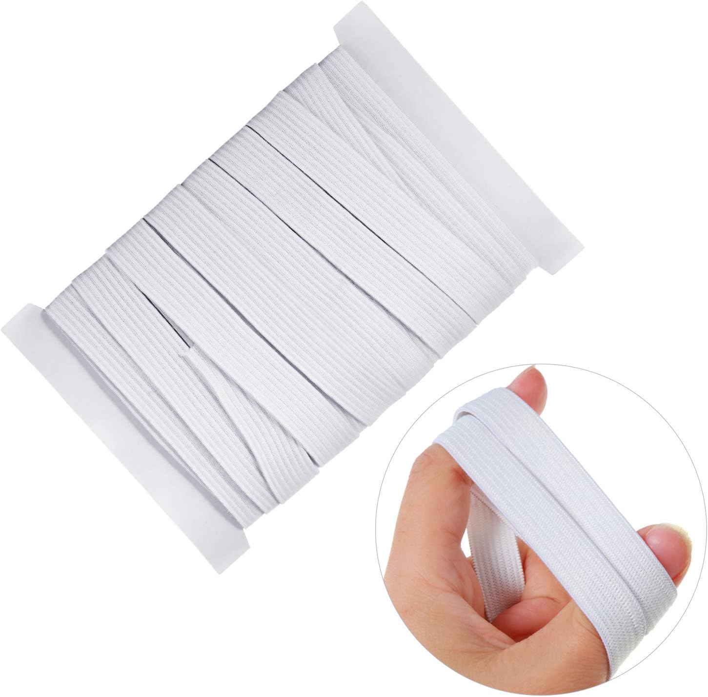 Elastico Blanco Elastico Para Coser Banda Elastica Punto 1/2 Pulgada X ...
