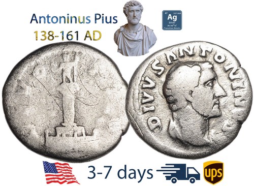 Antike Münze Römisches Reich Silber Denar ANTONINUS PIUS 138-161 N. Chr. #20949 | eBay.de