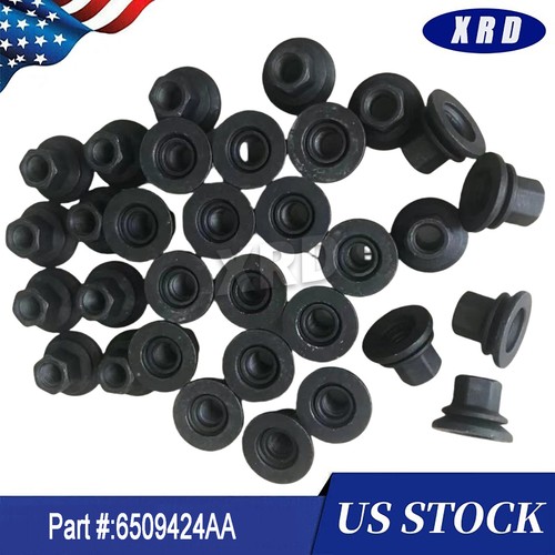 32PCS Wheel Lug Nut Accessories Fits For 2012-2024 Ram 3500 4500 5500 ...